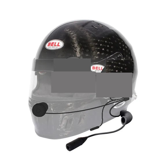 HRR: ZeroNoise full Face Helmet Intercom Helmet Kit with 3.5mm socket