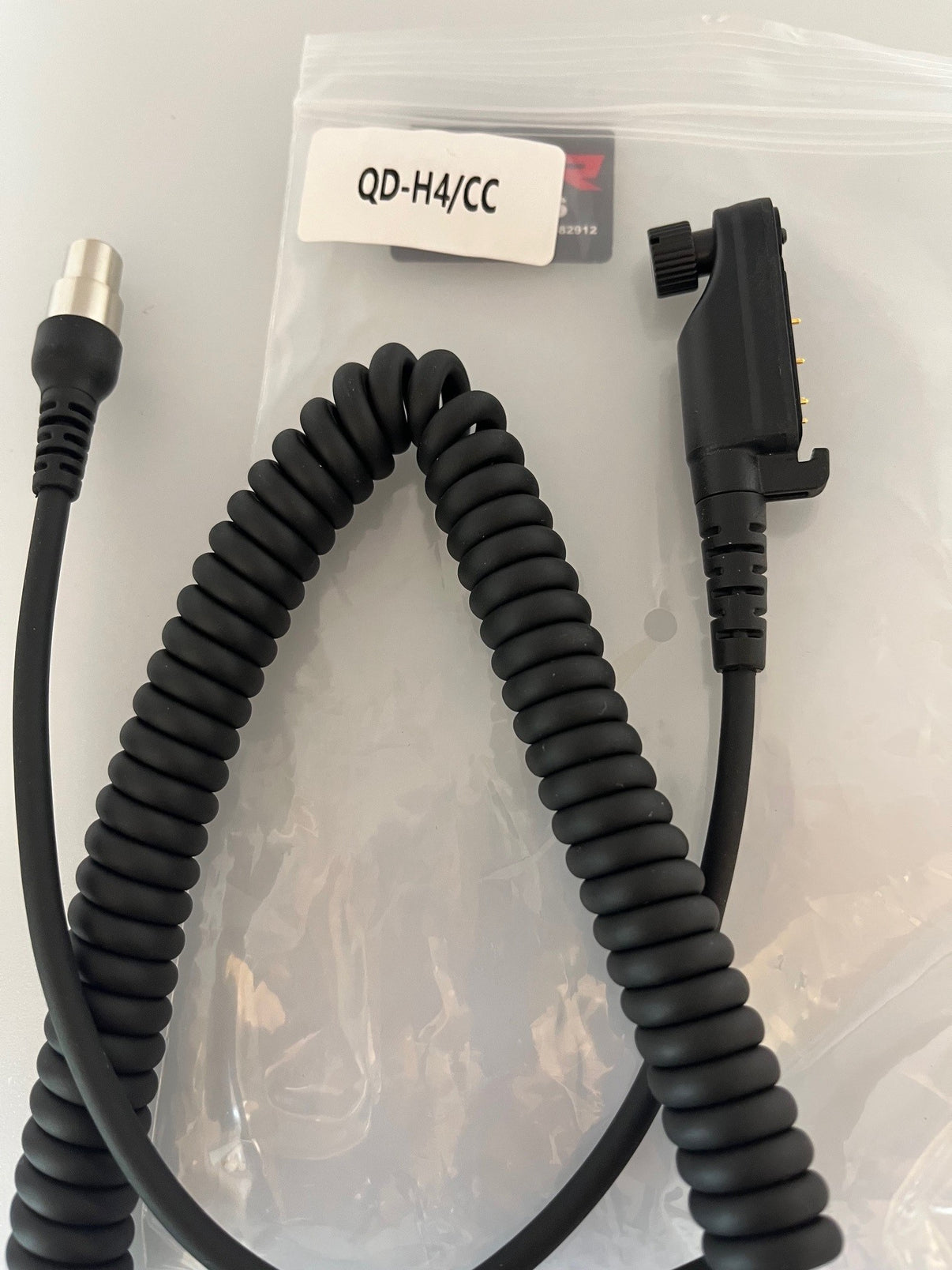 HRR: Hytera H4 to 5pin TA5 Coil Cord Headset Cable