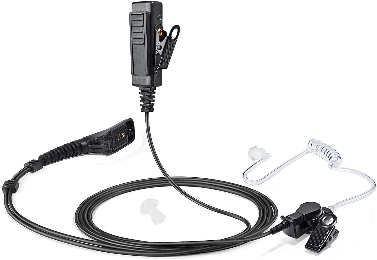 DP3400 DP4400 Servalance Acoustic Tube Earpiece PTT Microphone | Harris ...