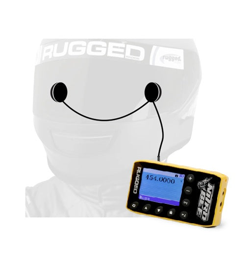 HRR: GT Members Race Radio Receiver ™ one way with Helmet Speakers