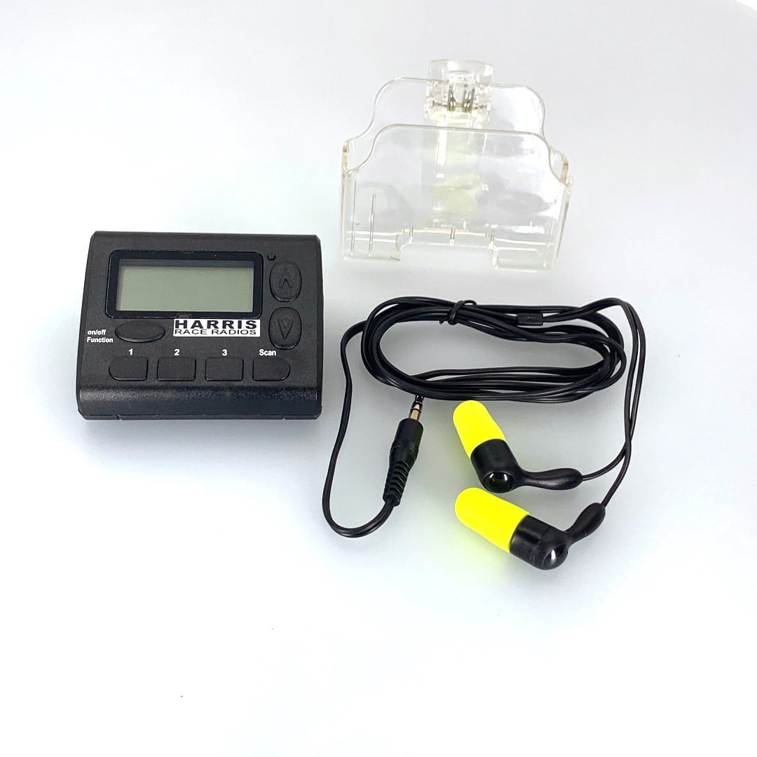 Speedway One Way Receiver With Earbuds | Harris Race Radios