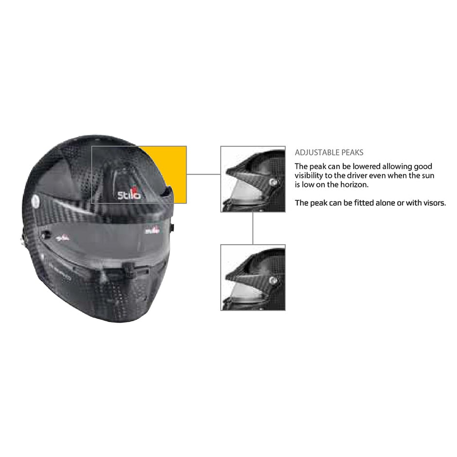 HRR: Stilo Helmets Visors, Peaks & Mounting