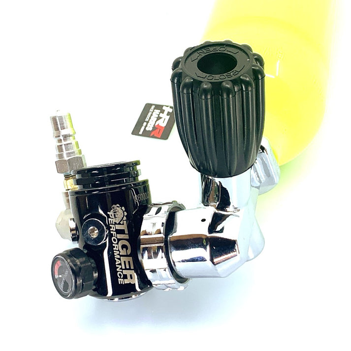 HRR: First Stage Din Regulator with pressure gauge