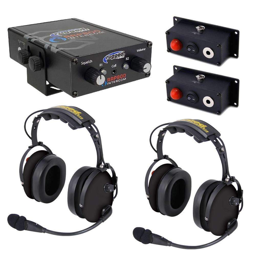 HRR: Fire Safety Industrial Dual Radio Intercom 2 Place Kit with RRP800